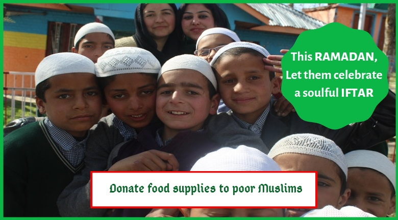 This Ramadan, donate food supplies to poor Muslims kids and women as ...