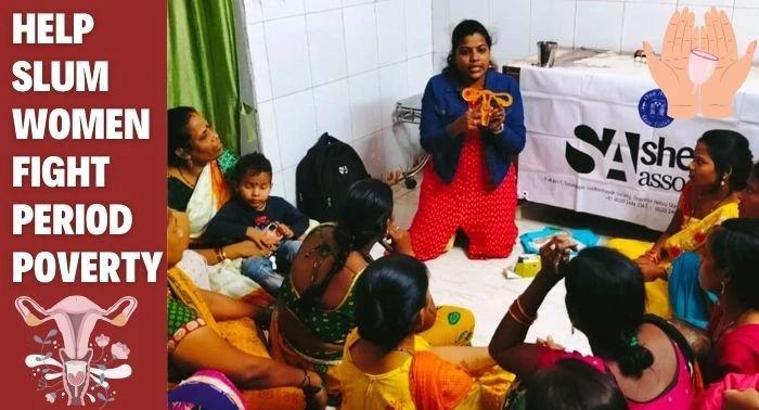 Help slum women fight period poverty | DonateKart