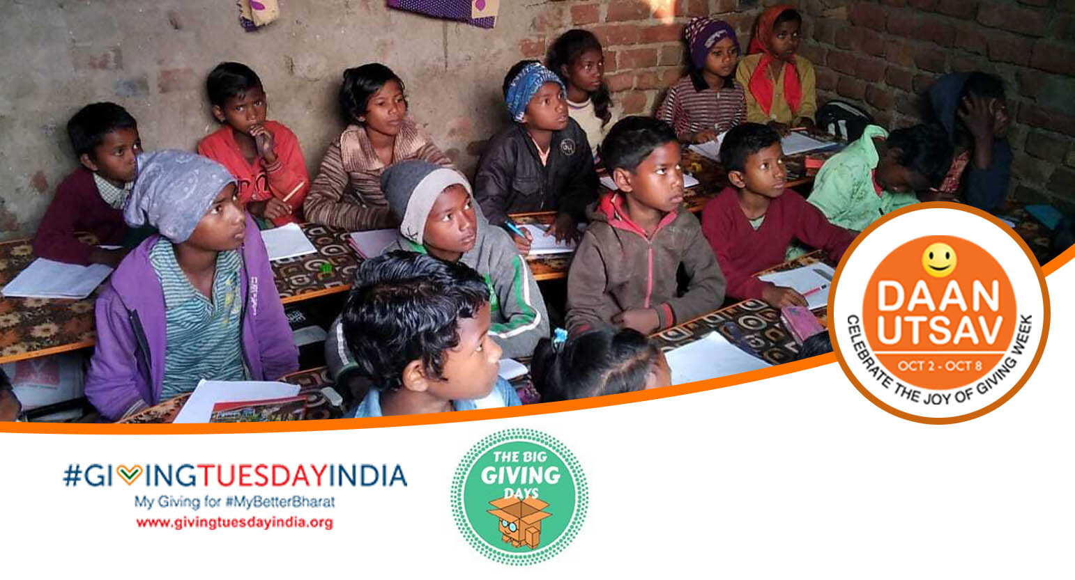 This Daan Utsav Support Gyaandaan Foundation Provides Stationery To The ...