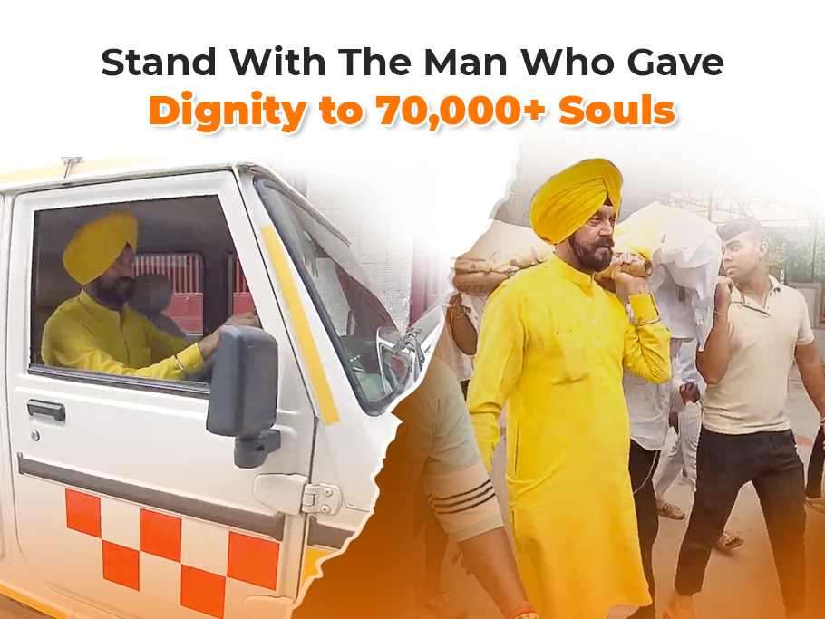 A Hero Who Gave Dignity to 70,000+ Forgotten Souls. Join Jitender Singh ...