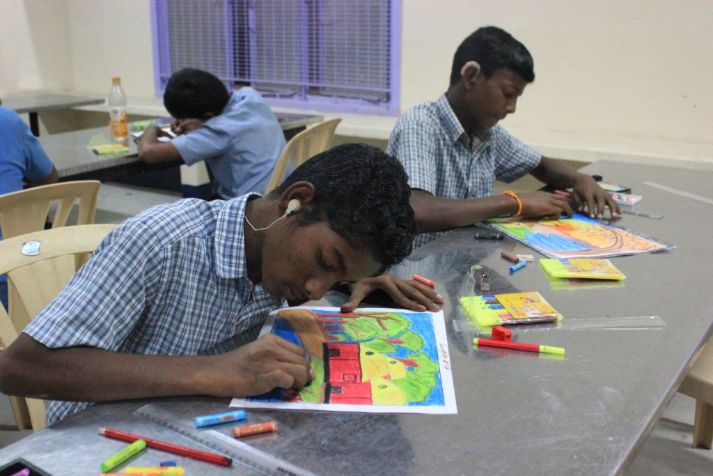 Drawing Classes for Impaired Hearing and Verbally Challenged School ...